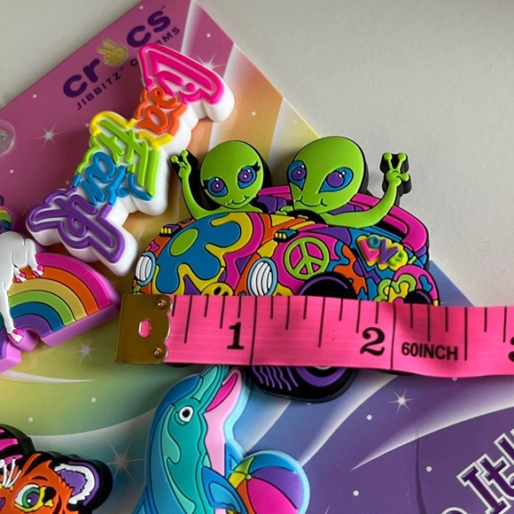 CROCS | Accessories | Lisa Frank Crocs Jibbitz 5 Shoe Charms Collab ...